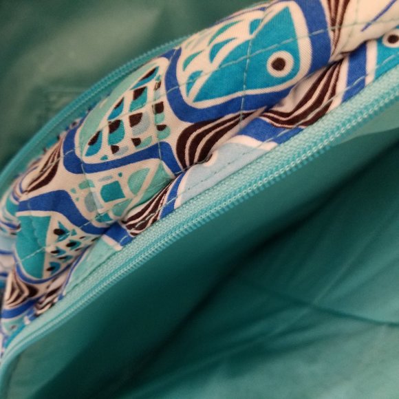 Vera Bradley | Bags | Vera Bradley Go Fish Blue Large Essential ...